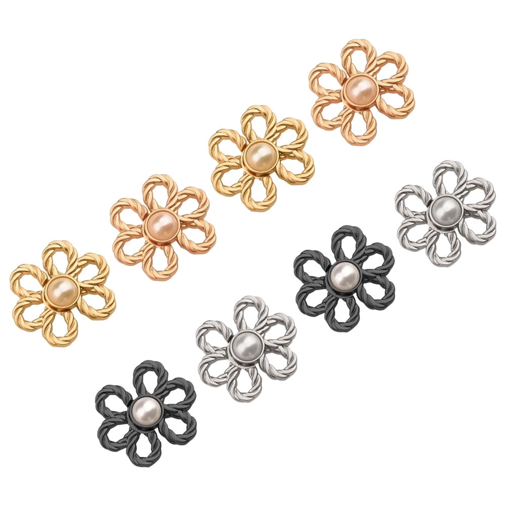 Hemoton 8 Pcs Waist Tightener Jean Button Elastic Buttons for Loose ...