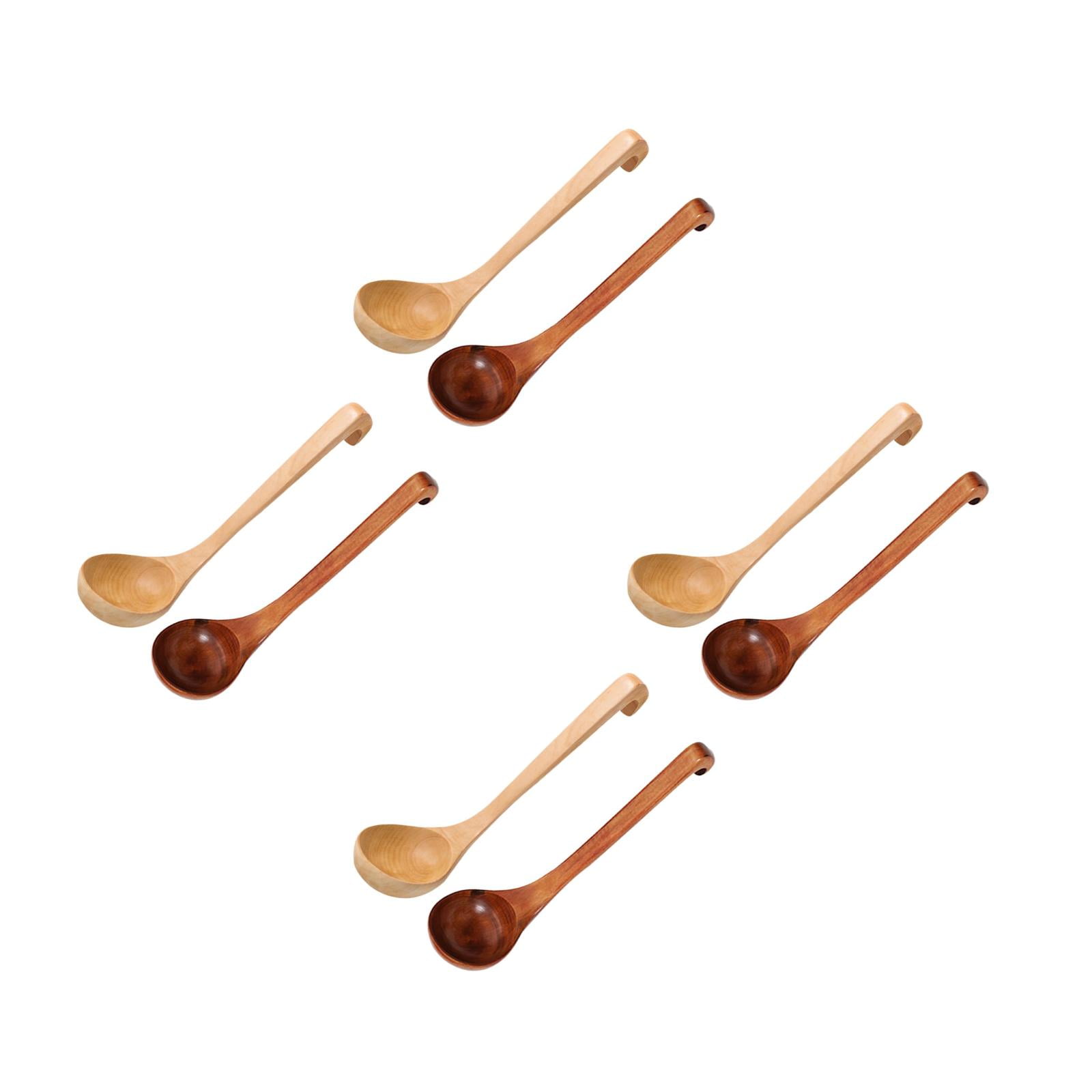 UPGRATOR Long Handle Soup Ladle Assorted Color Mixing Spoon Ladle 8Pack ...