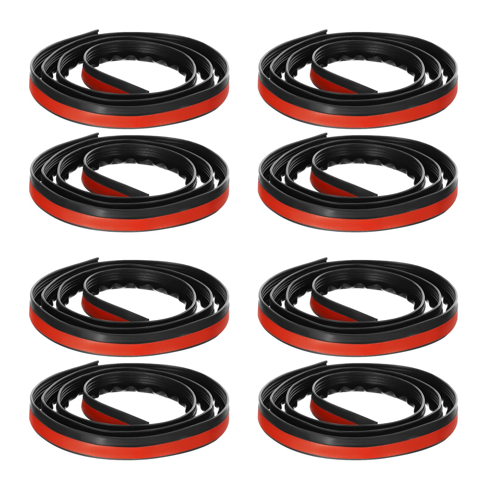 Hemoton 8 Rolls Car Seal Strip Rubber Door Sealing Strip Window Gaps ...