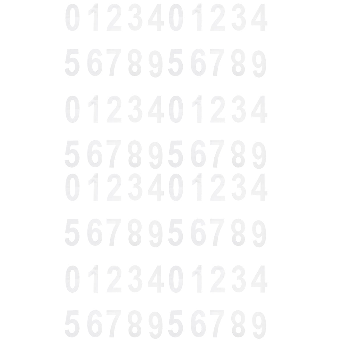 Hemoton 8 Sets Mailbox Door Stickers Door House Self- adhesive Street ...