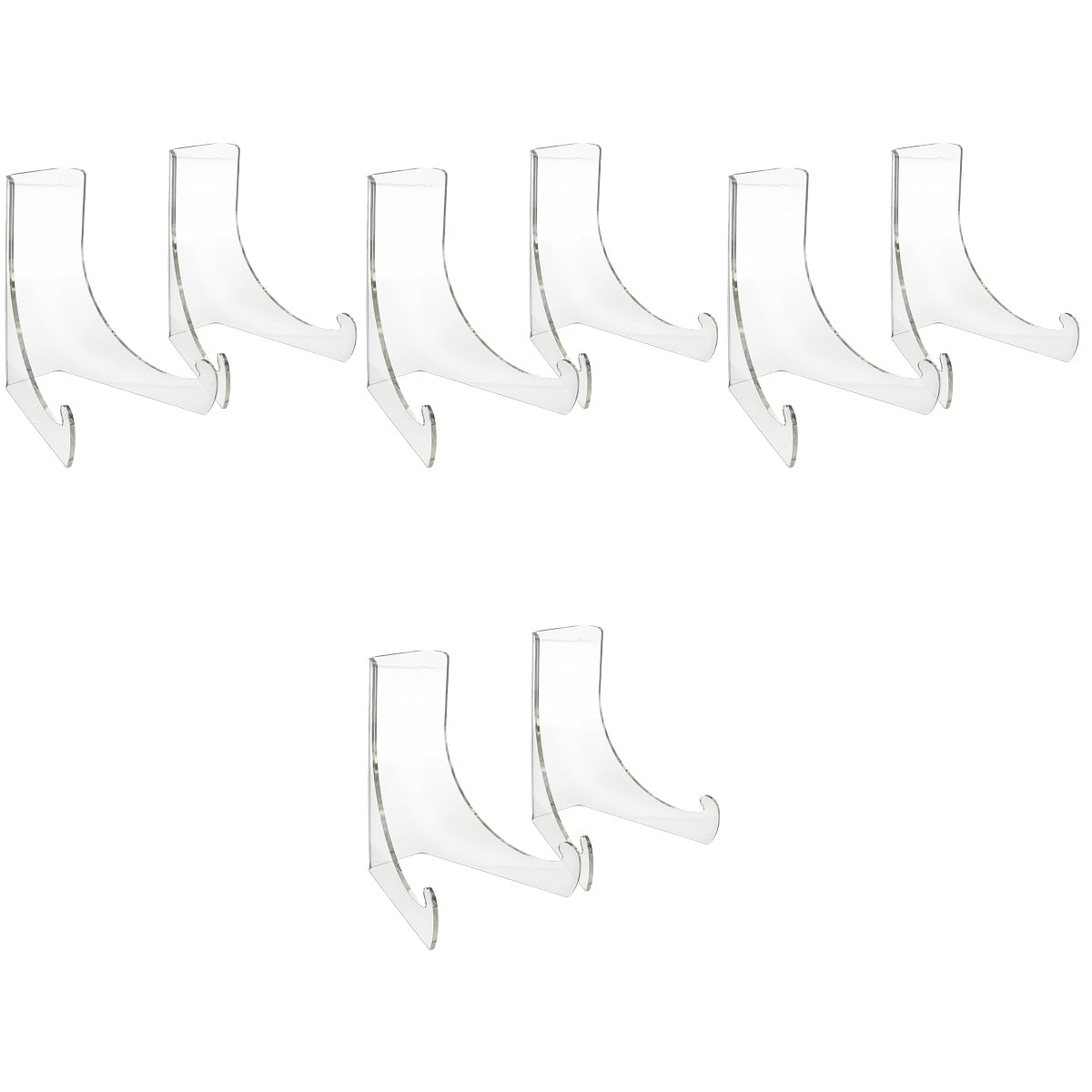 Hemoton 8 pcs Acrylic Display Stand Versatile Showcase Rack for Books ...