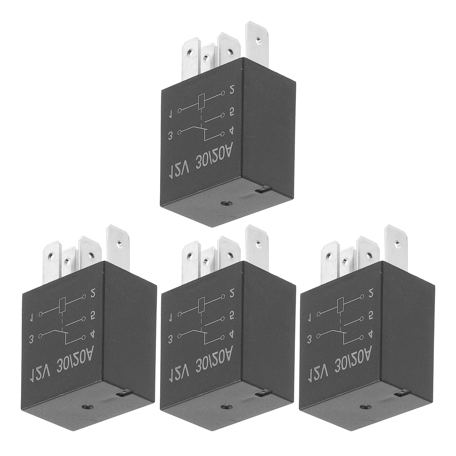 Hemoton 8 pcs Automotive Relay 12-volt Auto Relay 30a Car Relay For ...
