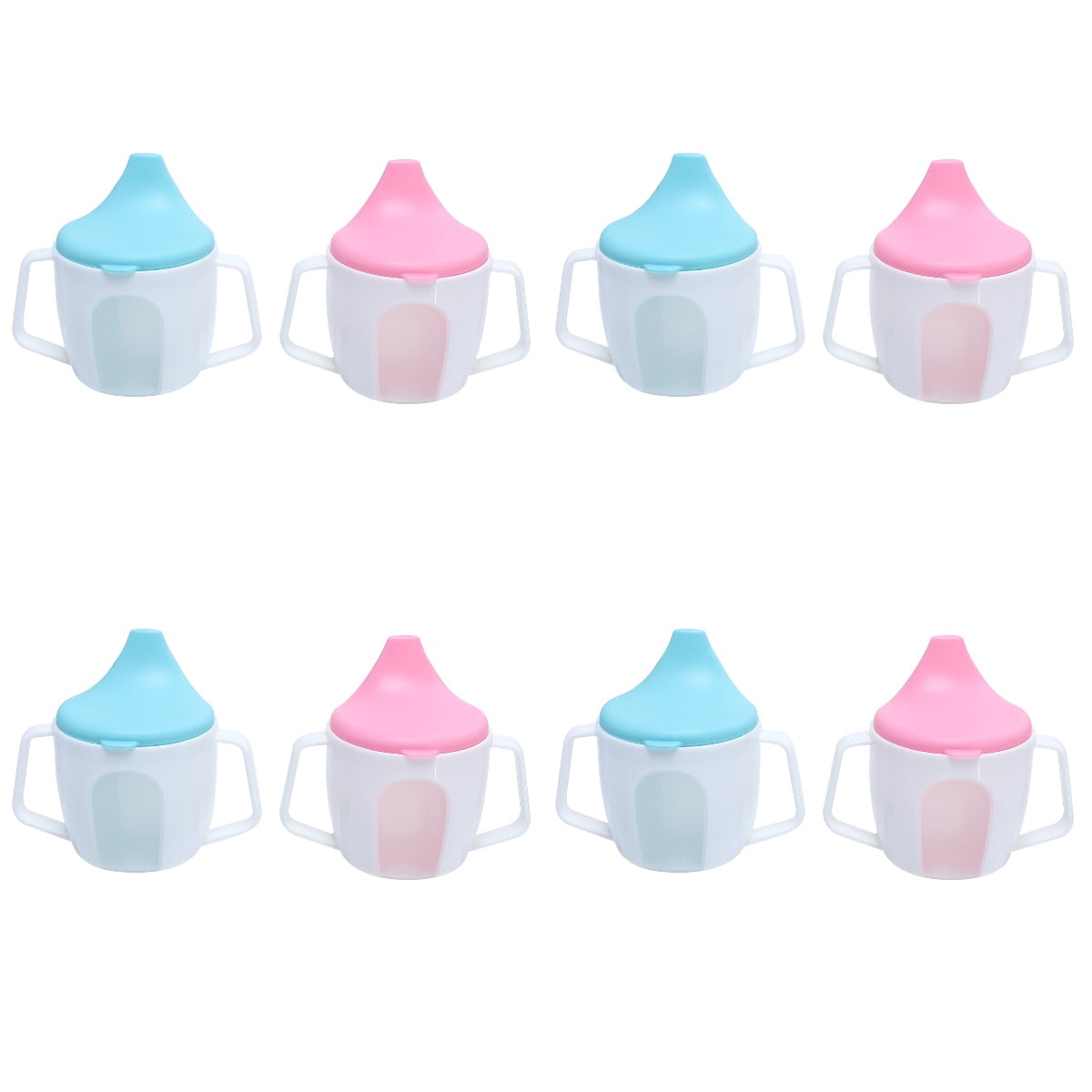 Hemoton 8 pcs Children Bottle Transition Trainer Cup Sippy Cup Handle ...