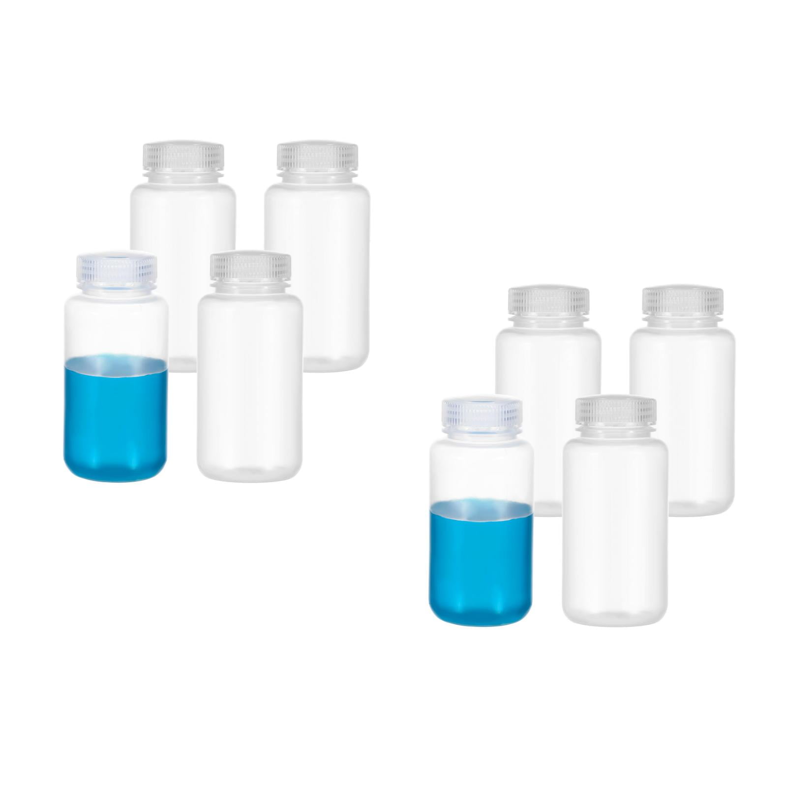 Hemoton 8 pcs Clear Sample Bottles Liquid Reagent Storage Bottles With ...