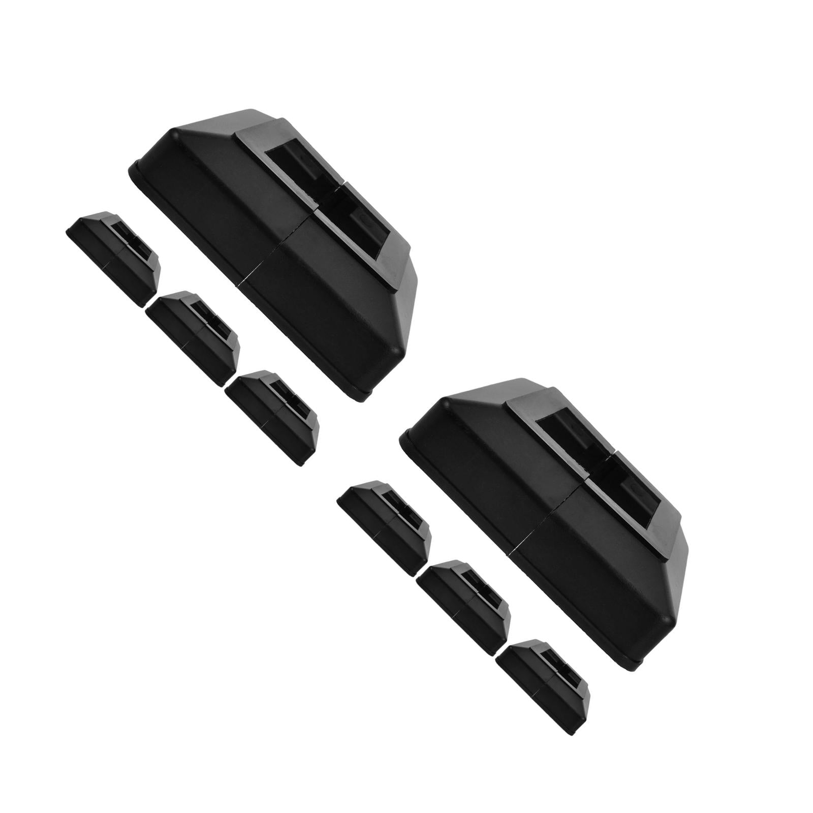 Hemoton 8 pcs Deck Post Base Cover Square Tubing End Caps Plastic Post ...