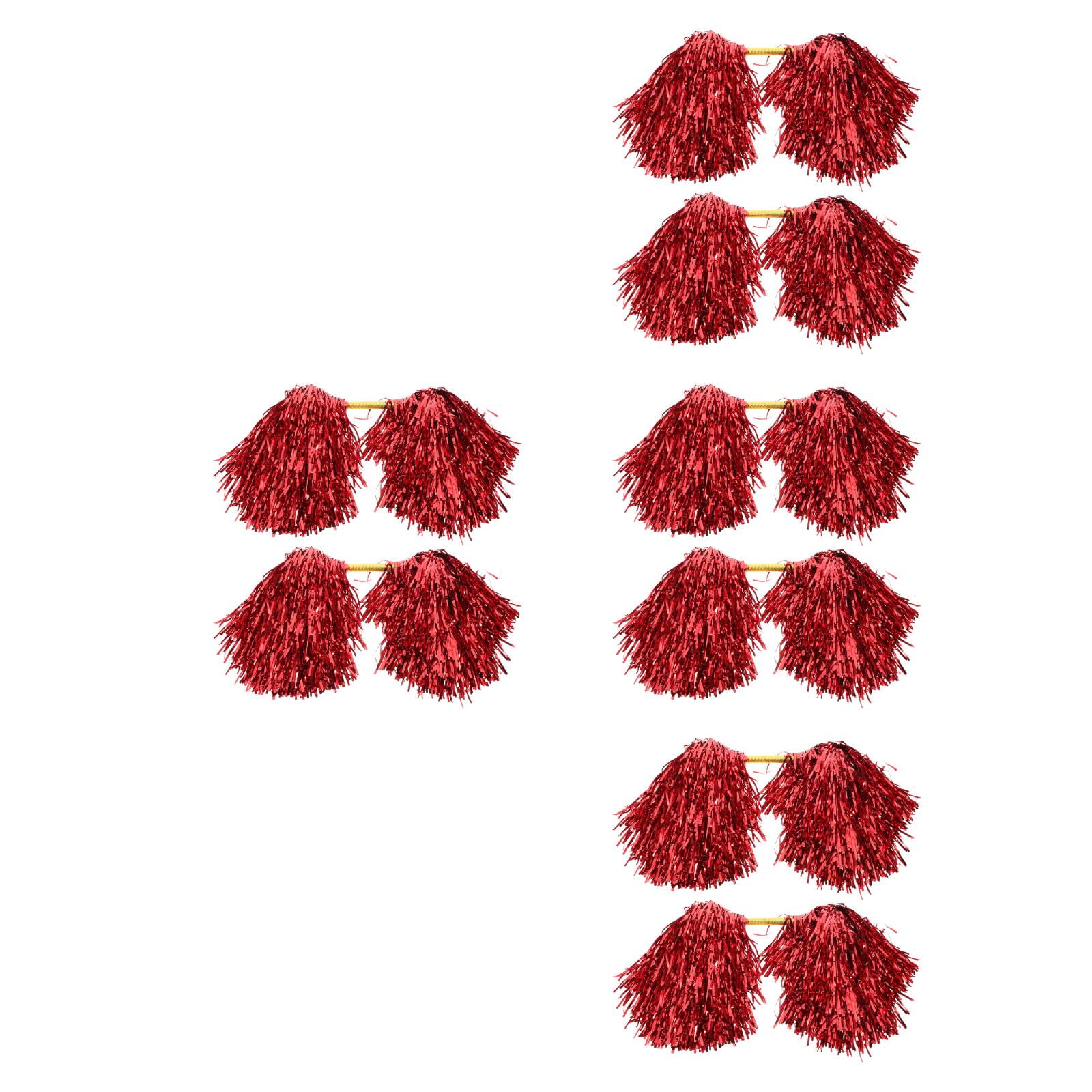 Hemoton 8 pcs Double-Headed Cheerleading Pom Poms for Cheerleading and ...