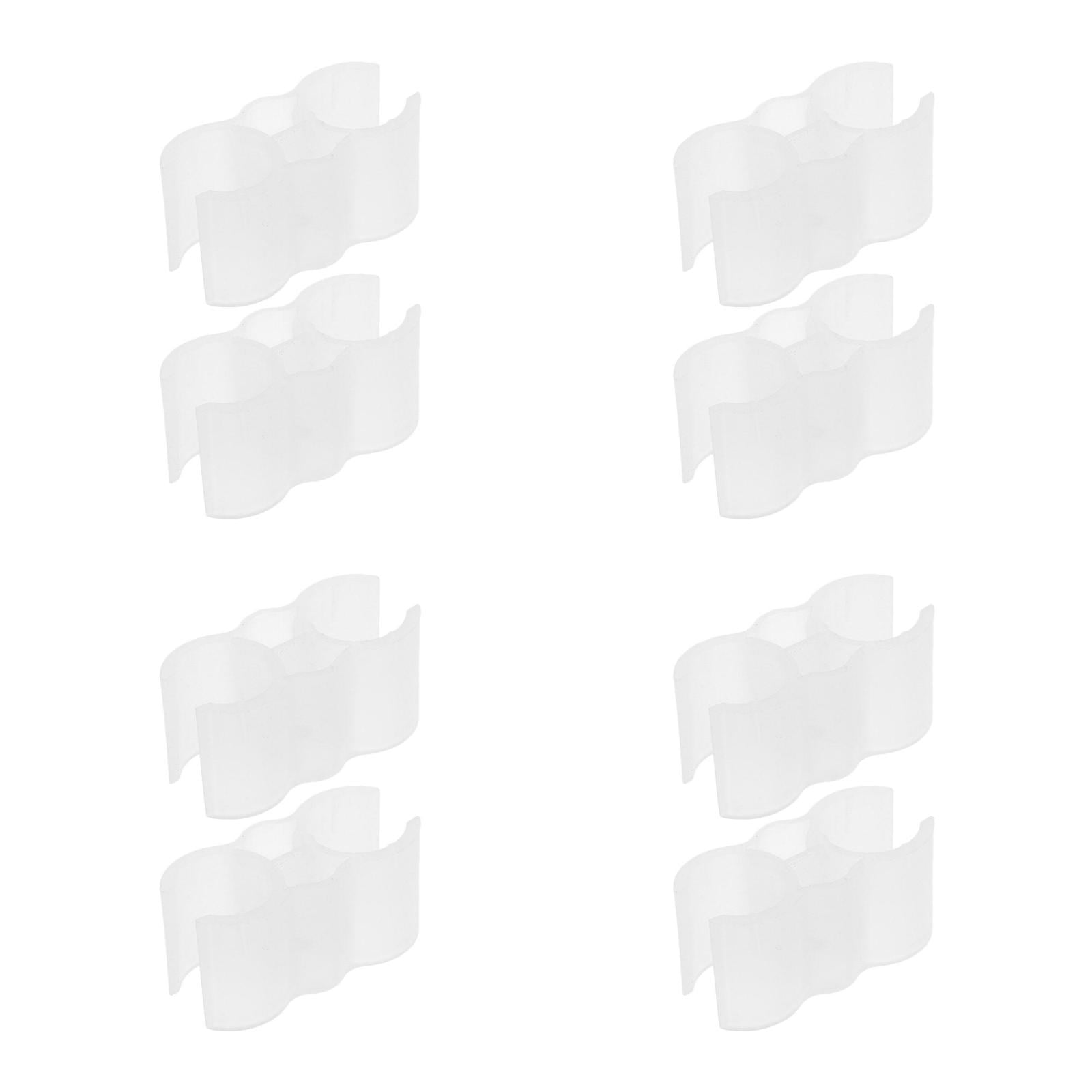 UPGRATOR Raindrops 8 pcs Dustpan Broom Locking Buckle Double Pipe Clip ...