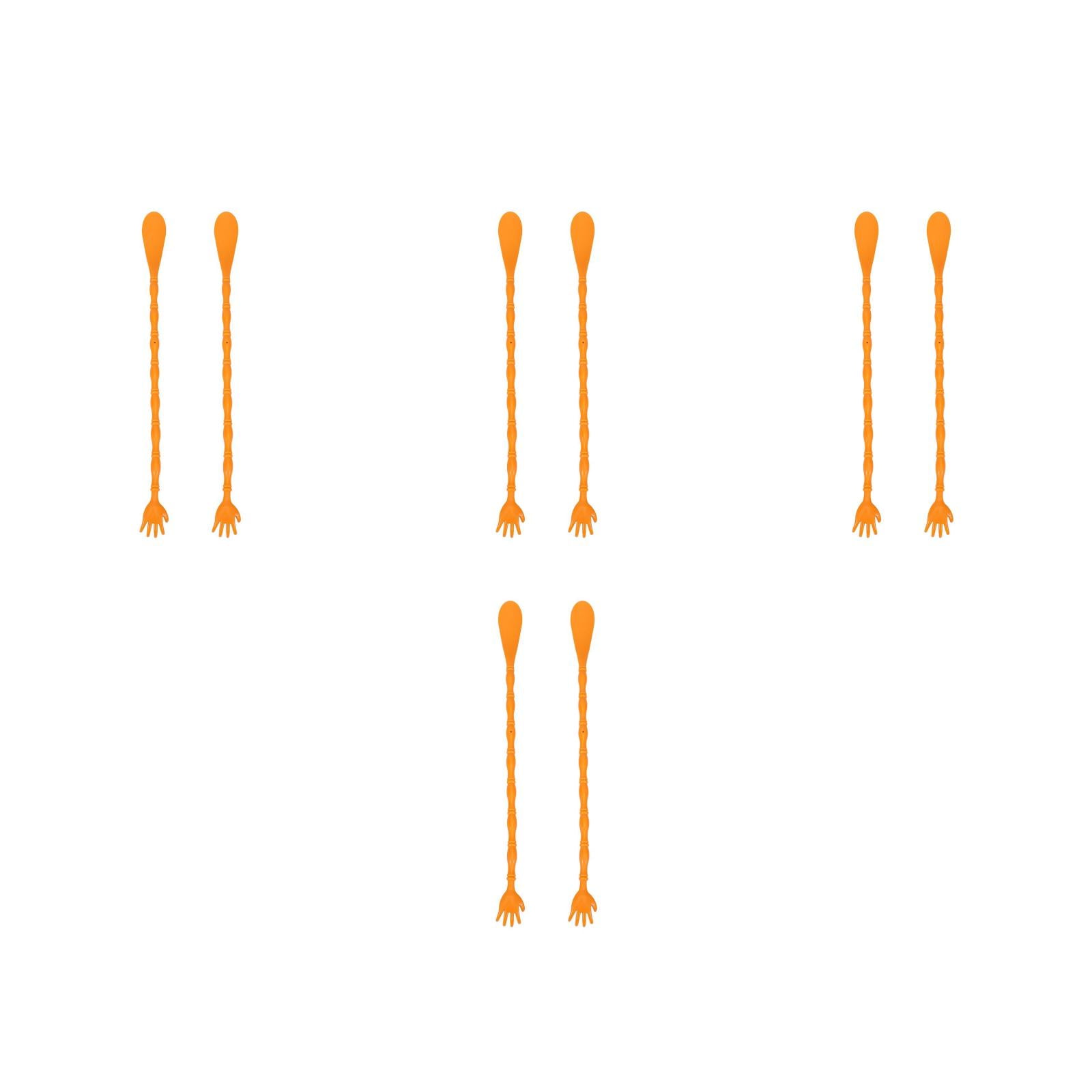 Hemoton 8 pcs Dual-Sided Back Scratcher Hand Shaped Back Scratcher and ...