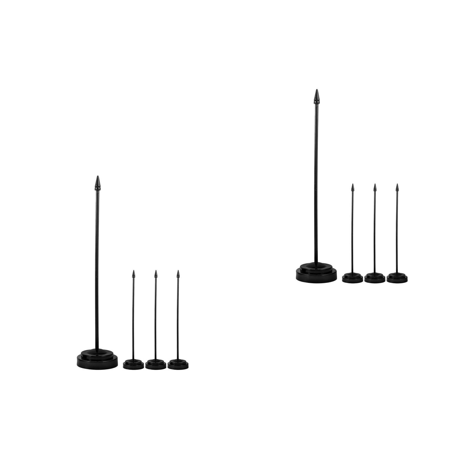 Hemoton 8 pcs Flag Stand And Flag Pole Flag Stand For Home Flag Pole ...