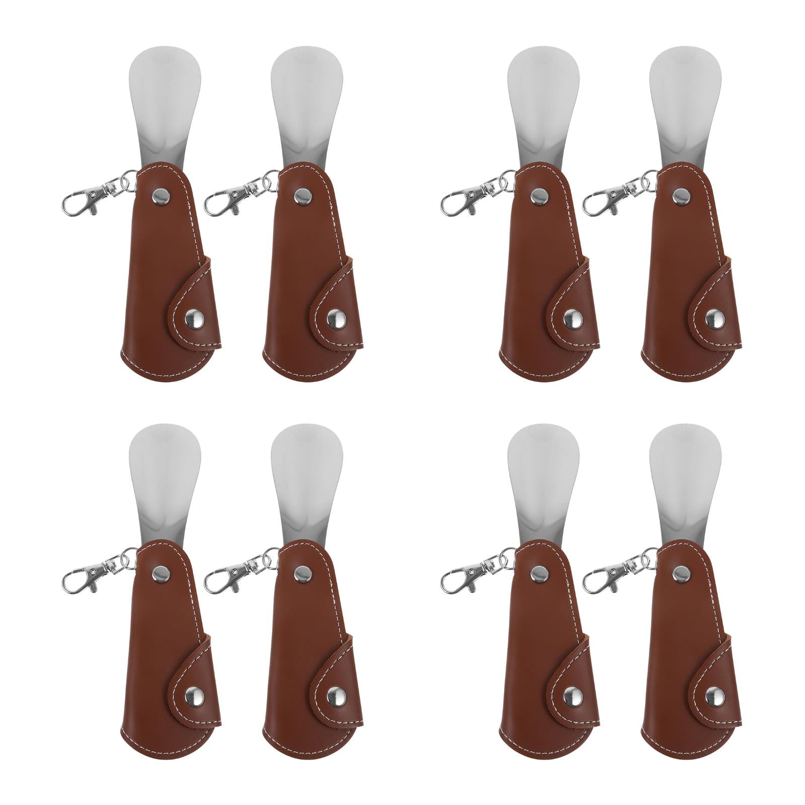 Hemoton 8 pcs Foldable Shoe Lifter with Keyring Stainless Steel ...