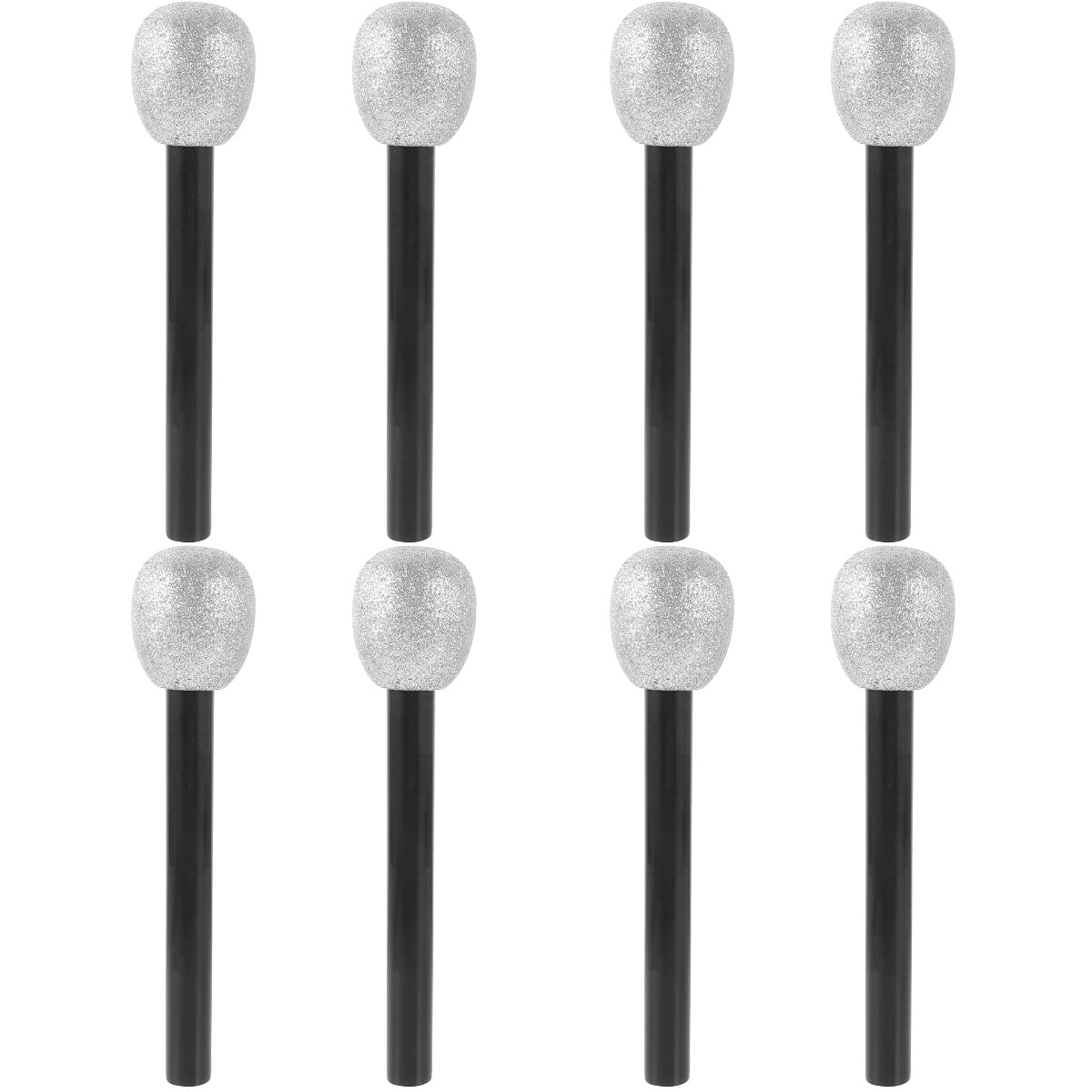 Hemoton 8 pcs Glitter Microphone Toys Fake Microphone Models Kids ...