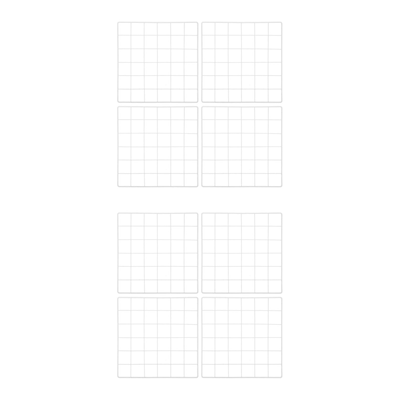 Hemoton 8 pcs Grid Panel For Retail Display Metal Grid Wire Grid Wall ...