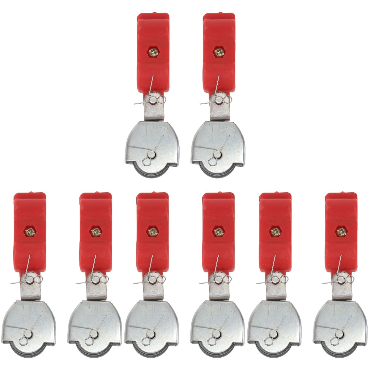 Hemoton 8 pcs Hoisting Pulleys Traction Wire Pulleys Rope Pulleys ...