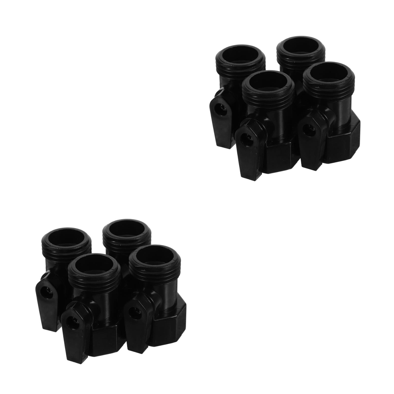 Hemoton 8 pcs Hose Valve Switch Fitting Hose Shutoff Valve For Garden ...