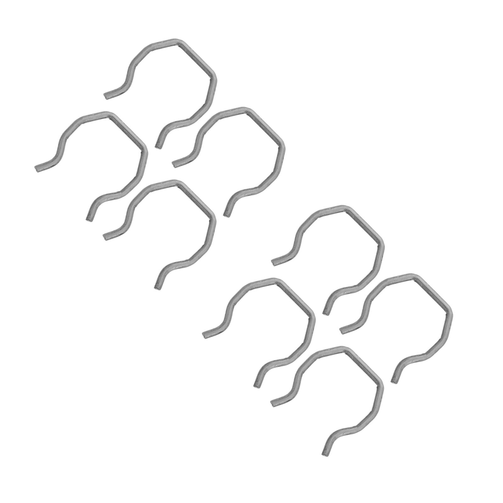 Hemoton 8 pcs Iron Car Injector Connector Clips Plug Retainer Clamps ...