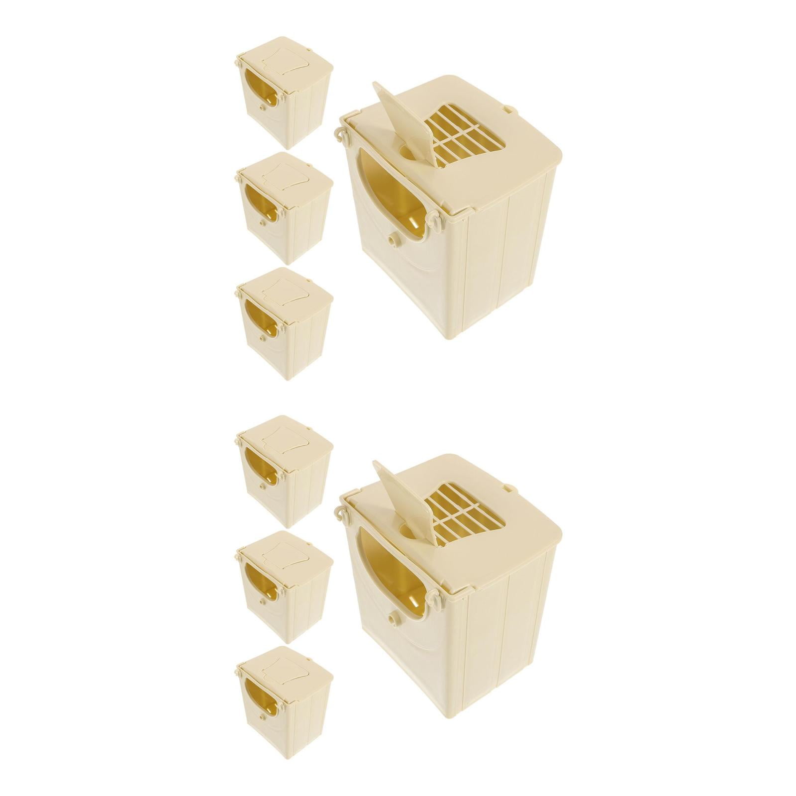 UPGRATOR Plastic Bird Breeding Boxes Hanging Nesting Cages for Budgie ...