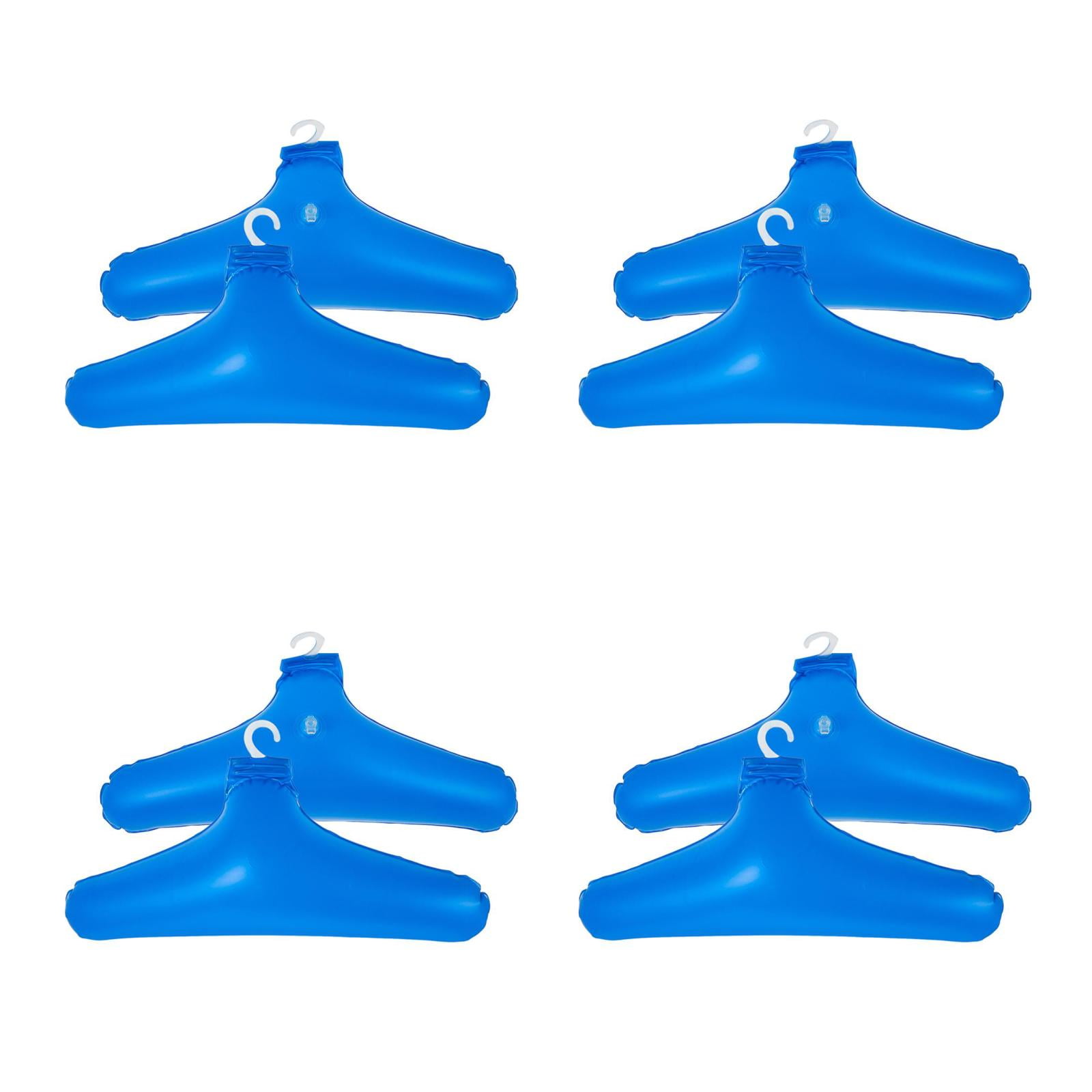 Hemoton 8 pcs Pvc Inflatable Clothes Hanger Portable Folding Clothes ...