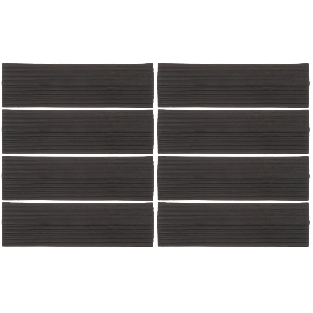 Hemoton 8 pcs Rubber Sweeping Robots Ramp Home Ramp Pad Vacuum Cleaner ...