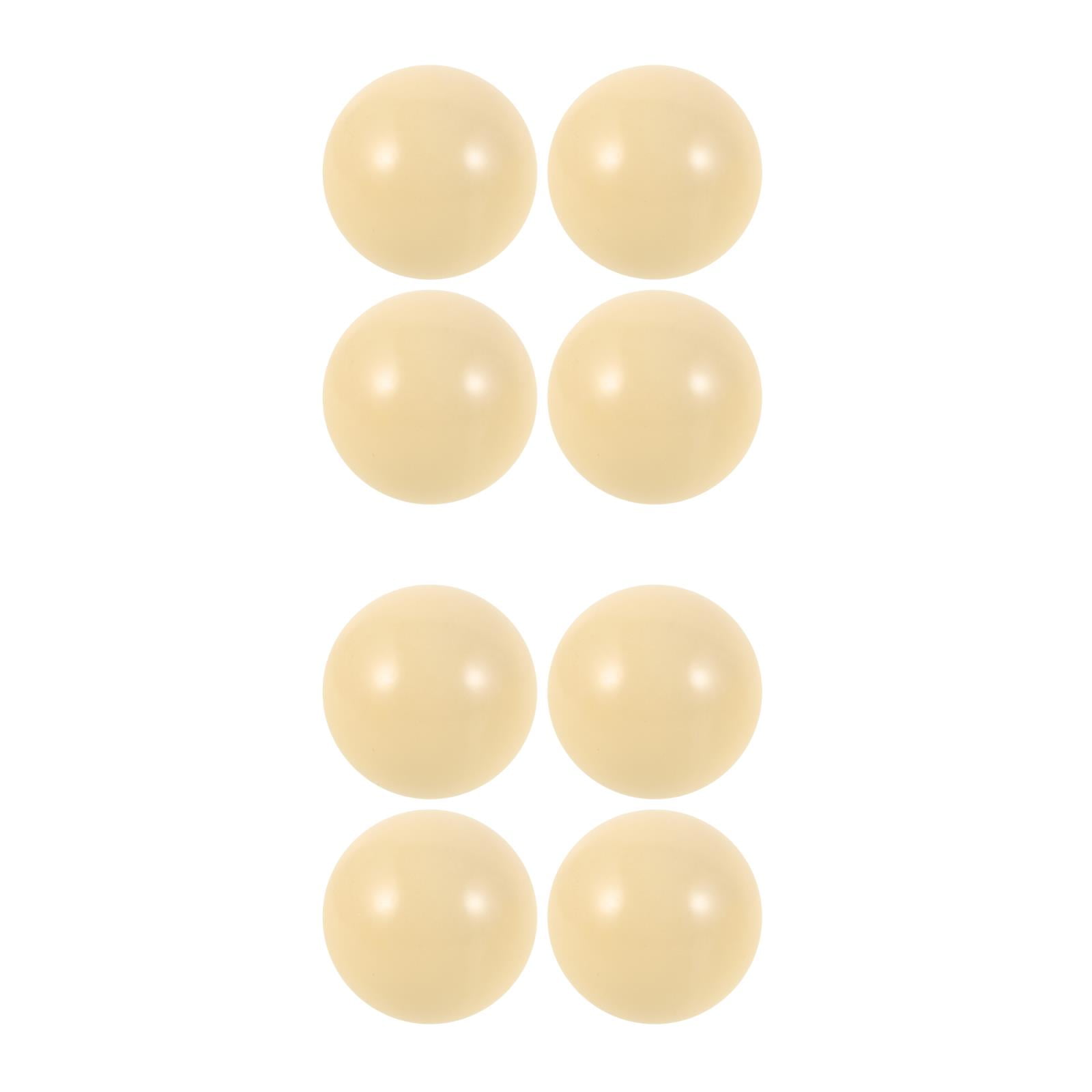 Hemoton 8 pcs White 2 Inch Cue Balls Regulation Size Billiard Pool Ball ...