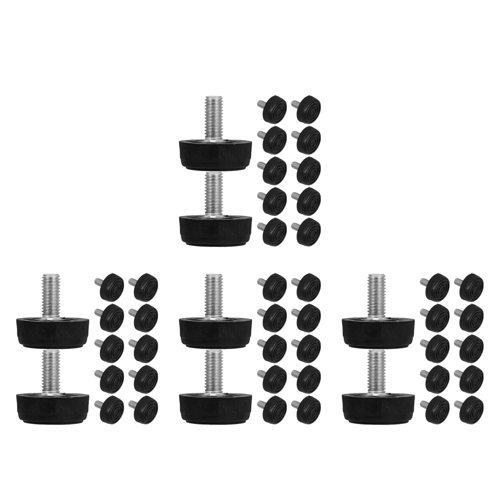 Hemoton 80 PCS Furniture Leveling Feet Adjustable Screw-in Feet Desks ...