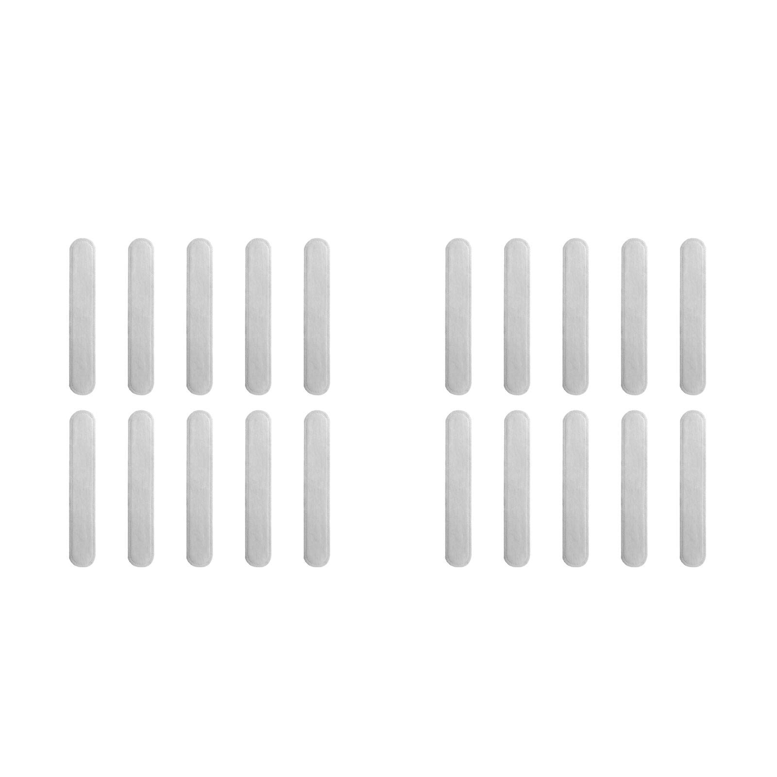 Hemoton 80 pcs Hat Liner Cap Absorbent Sweatband Hat Liners Sweat Pad ...