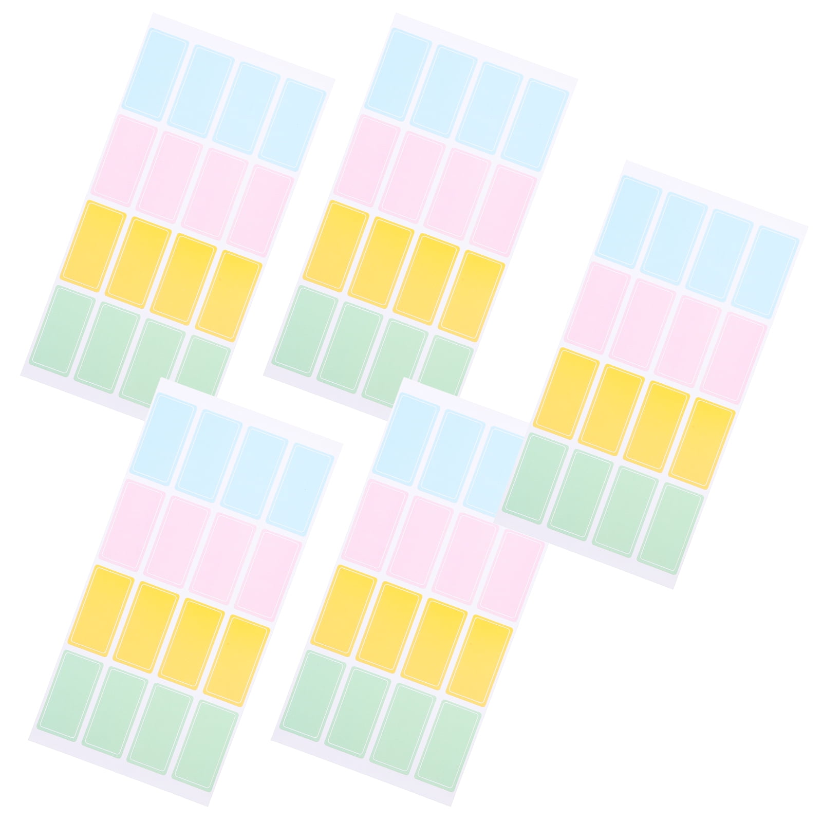 Hemoton 80pcs Blank Writable Sticker Sticky Classification Labels Items ...