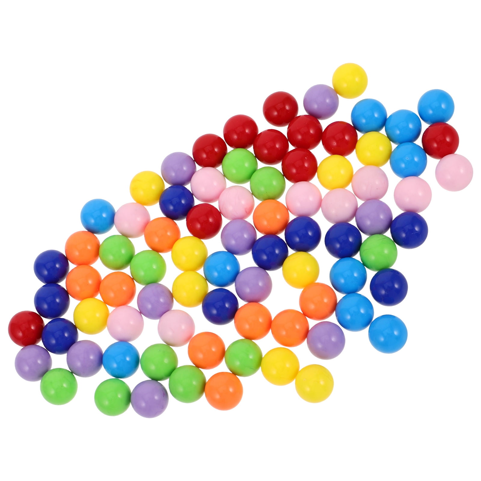 Hemoton 80pcs Mini Plastic Game Balls Miniature Plastic Balls Playing ...