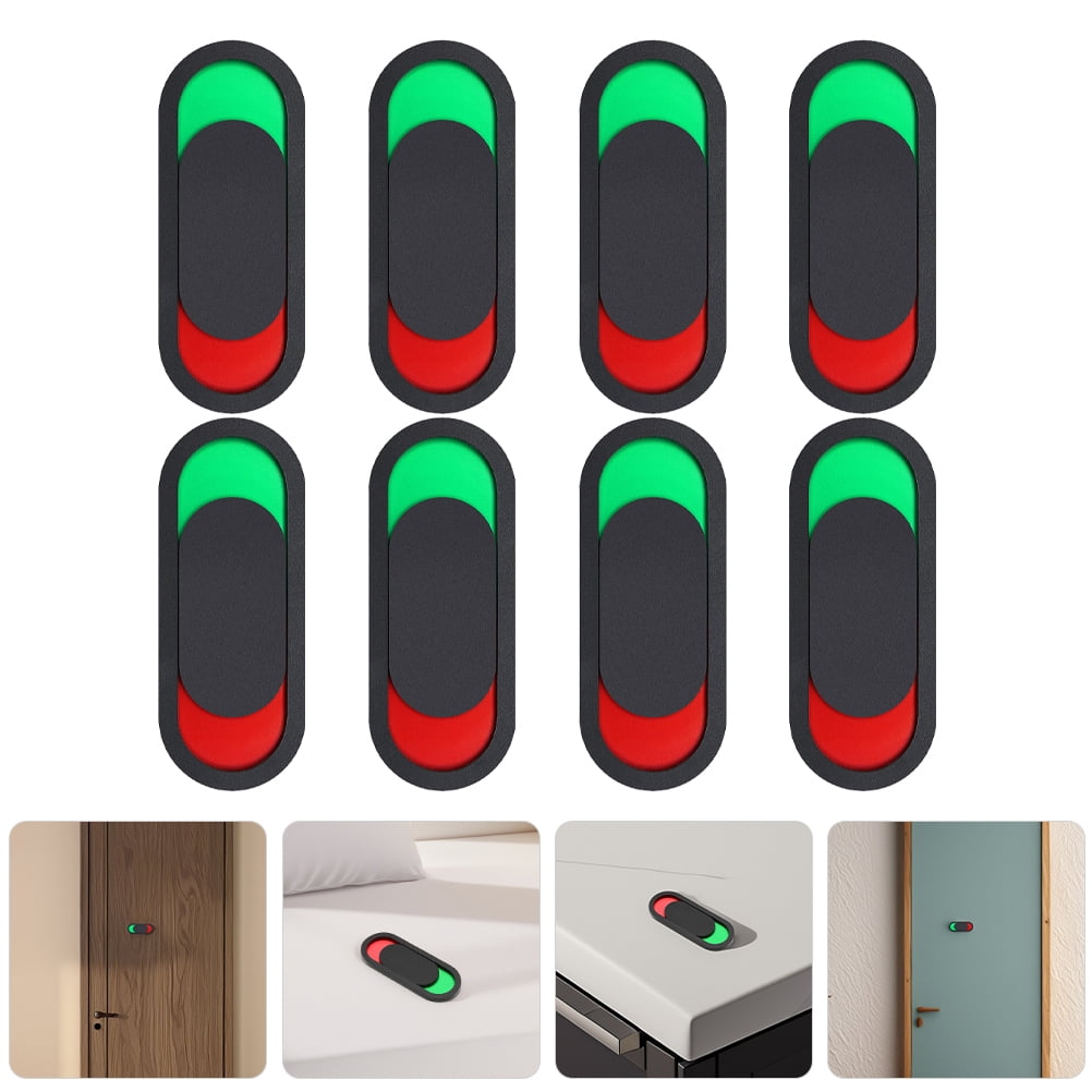 Hemoton 8PCS Privacy Sign Vacant Occupied Sign Blank Sliding Door ...