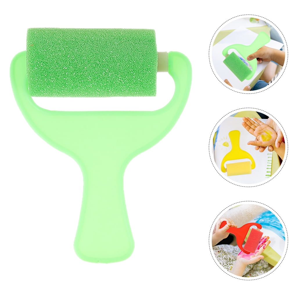 Hemoton 8Pcs Childrens Sponge Paint Brushes Tools For Diy Craft Drawing ...