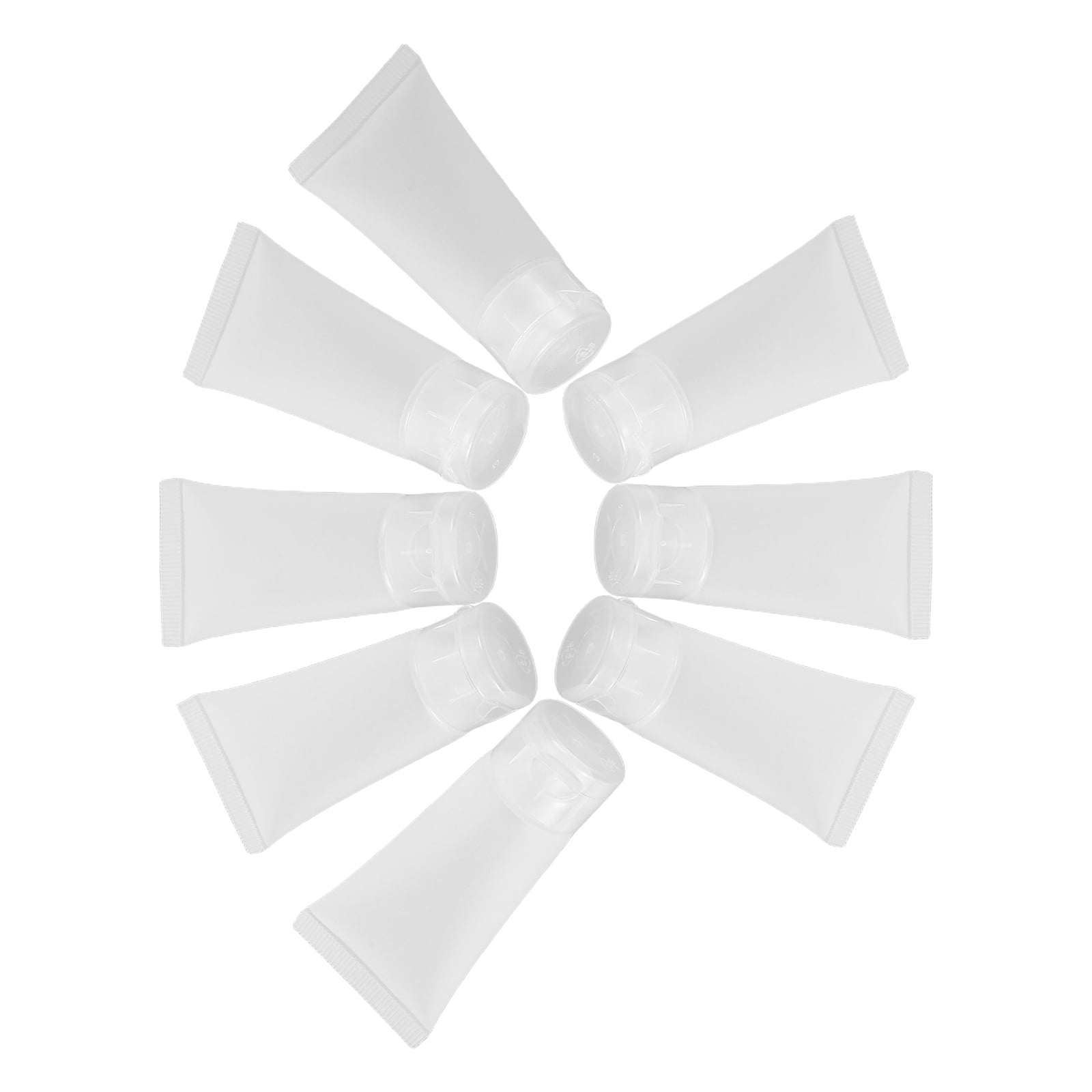 Hemoton 8Pcs Travel Toiletry Bottle Squeeze Tubes Small Travel ...