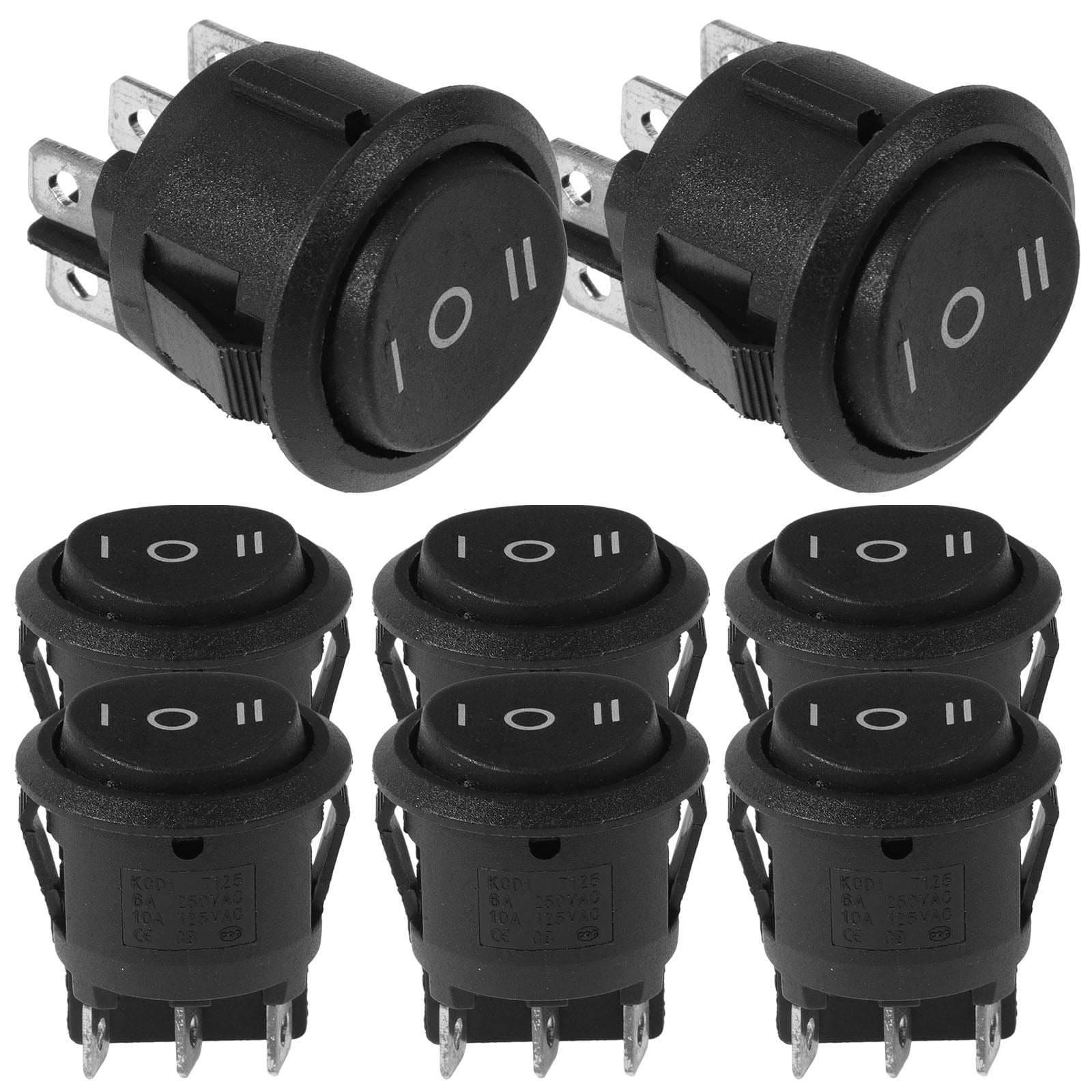 Hemoton 8pcs Car Toggle Switches Electronic Device Toggle Switch ...