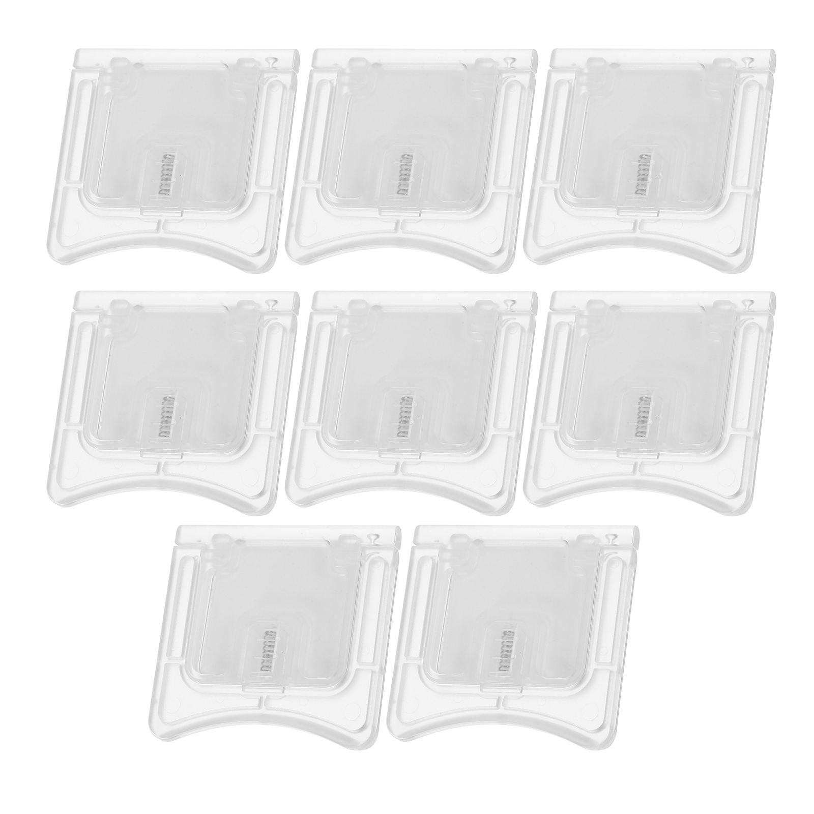 Hytrove Child Safety Cabinet Locks Transparent 8Pcs 2.2x2.1x0.2In ...