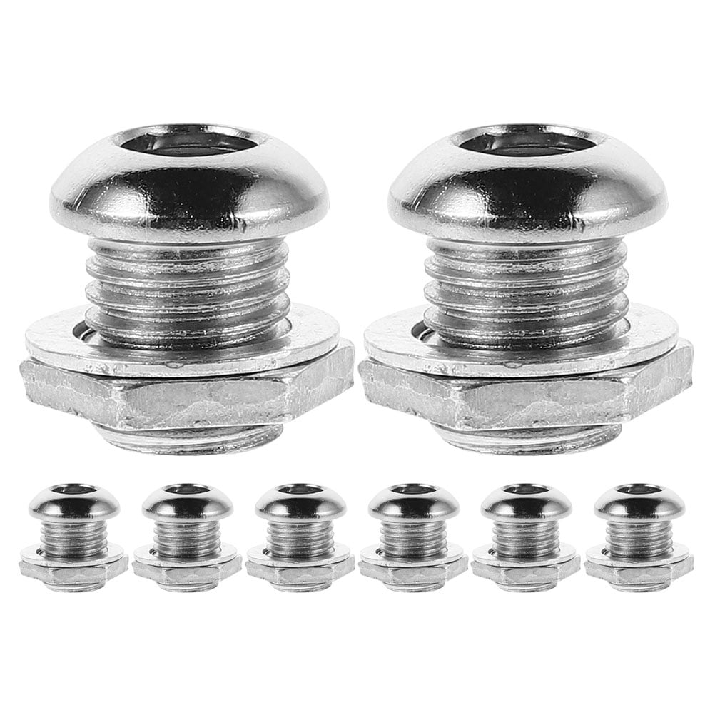 Hemoton 8pcs Drum Vent Hole Screws With Washer For Snare Drum Air Vent ...