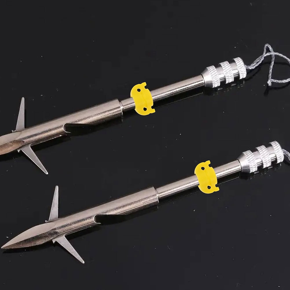 Hemoton 8pcs Fishing Arrow Slide Fishing Rod Reel Hooks Archery Reels ...