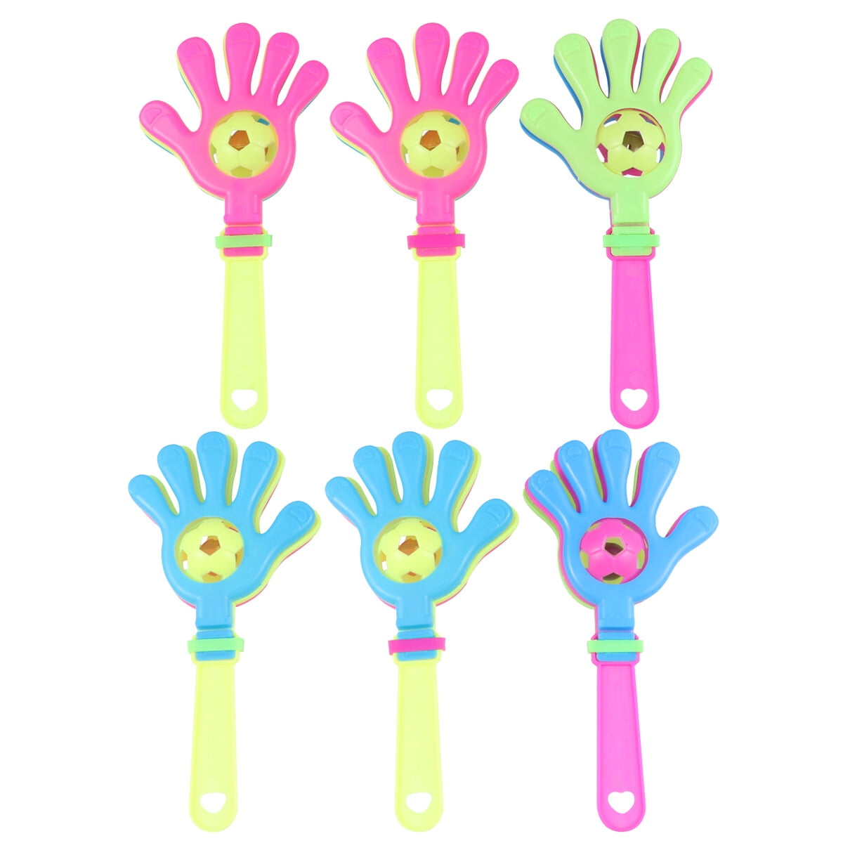 Hemoton 8pcs Football Hand Clappers Creative Resounding Bell Clapper ...
