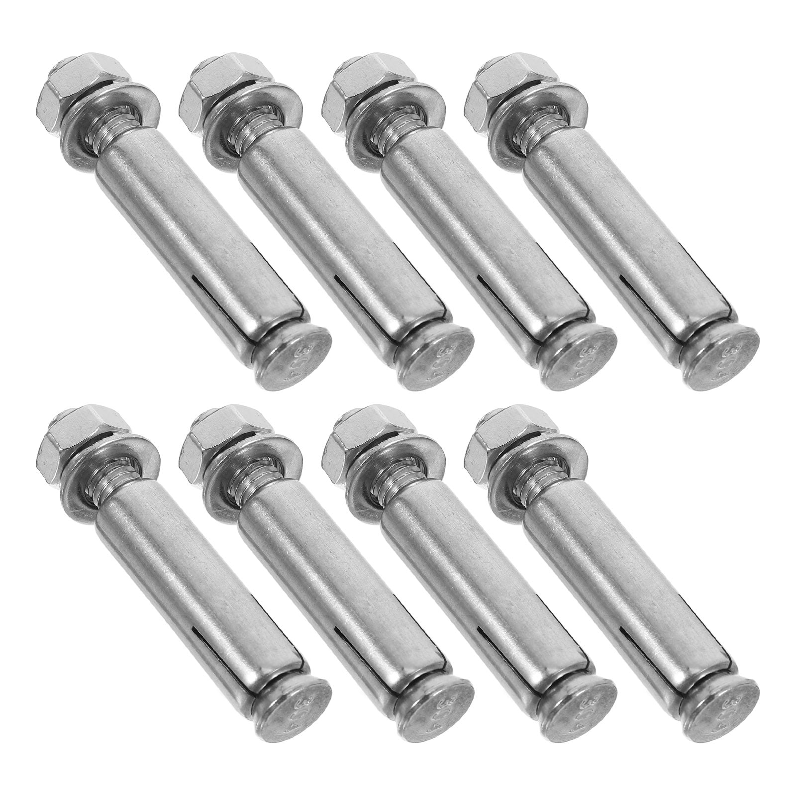 Hemoton 8pcs Heavy Duty Stainless Steel Expansion Screws for DIY ...