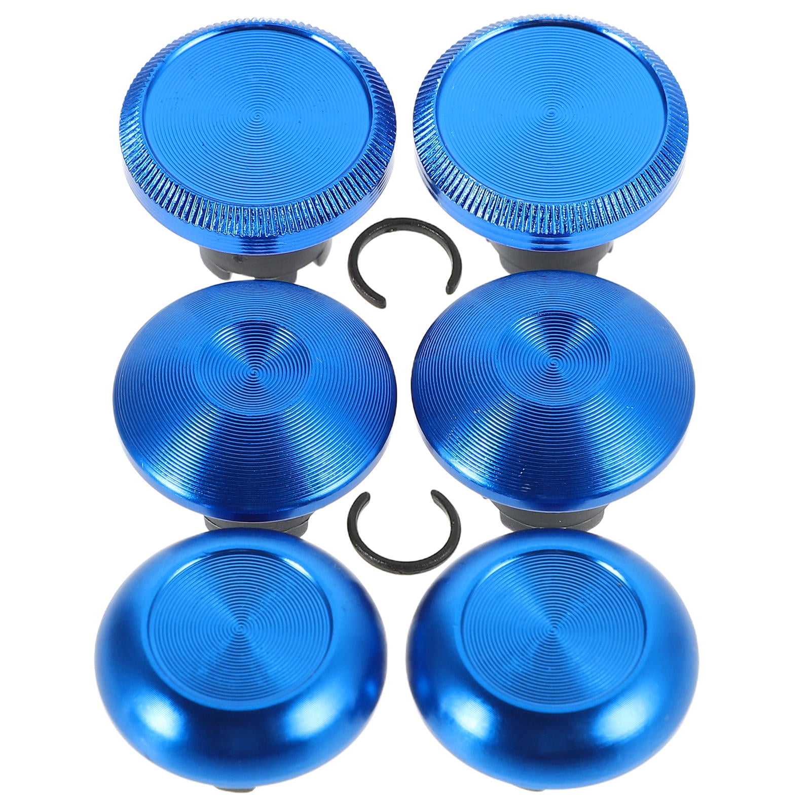 Hemoton 8pcs Metal Thumbstick Replacement Buttons High Low Gaming Thumb Grips Back Buttons Game ...