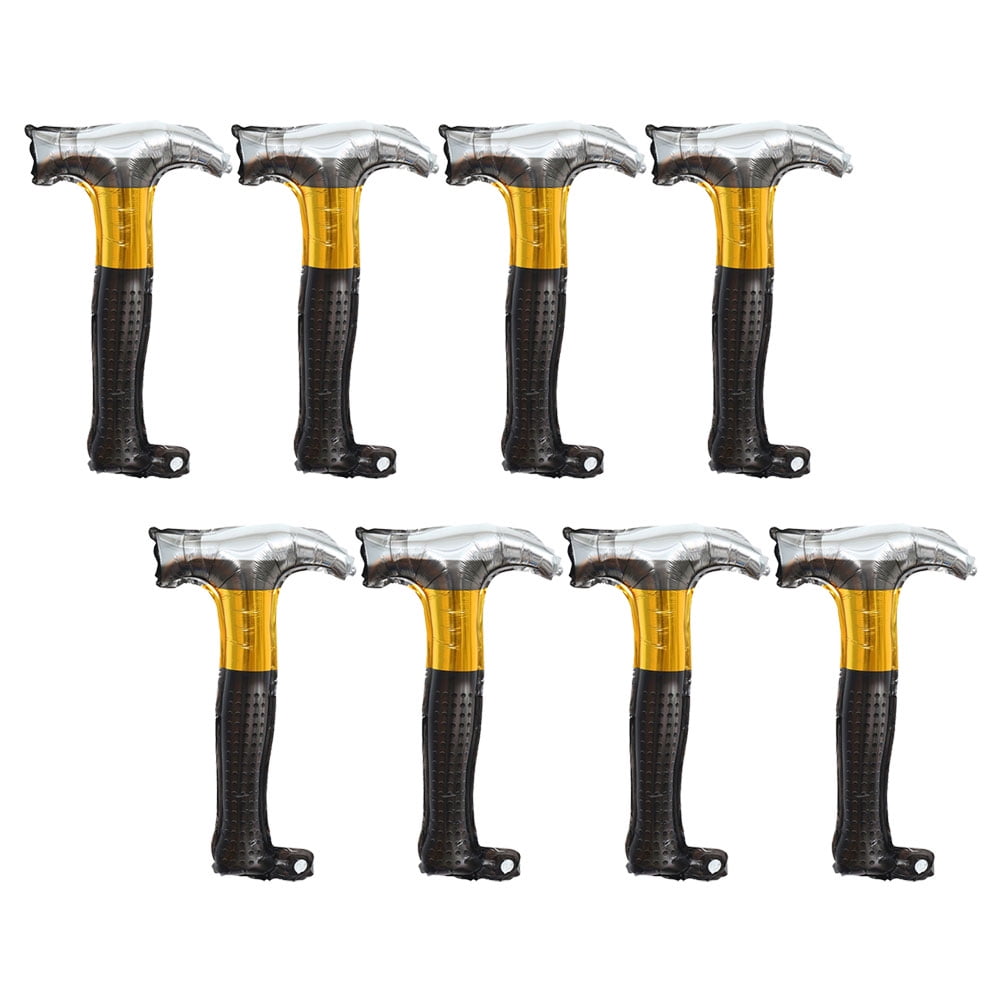 Hemoton 8pcs Tool-Themed Film Balloons Hammer Balloons Inflate With Air ...