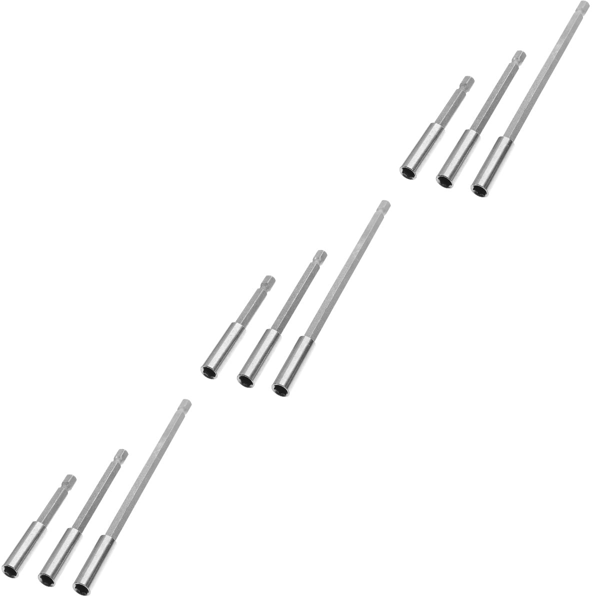 Hemoton 9 pcs Drill Bit Extension Professional Magnetic Drill Bit ...
