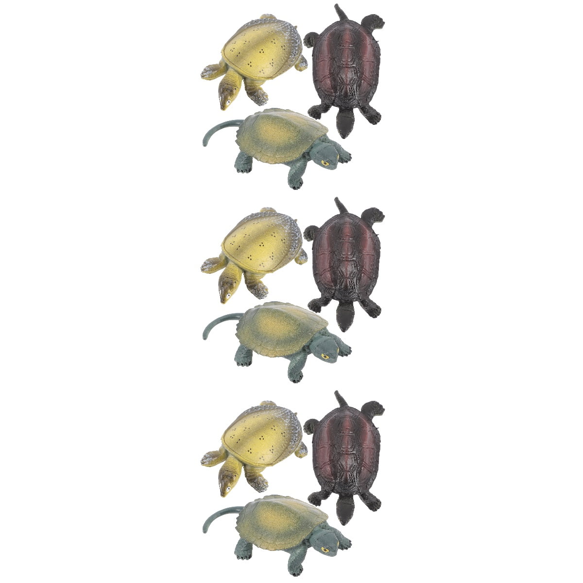 Hemoton 9 pcs Turtle Models Tortoise Toy Ocean Animals Toy Desktop ...