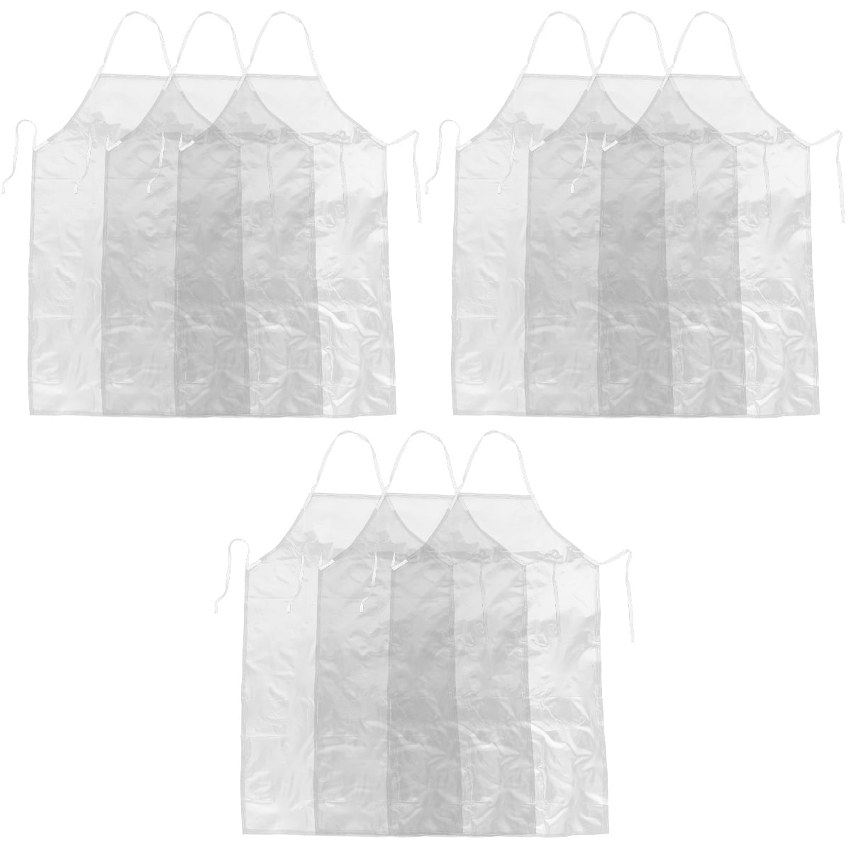 Hemoton 9 pcs Waterproof Kitchen Cooking Apron Apron PVC Washing Apron ...