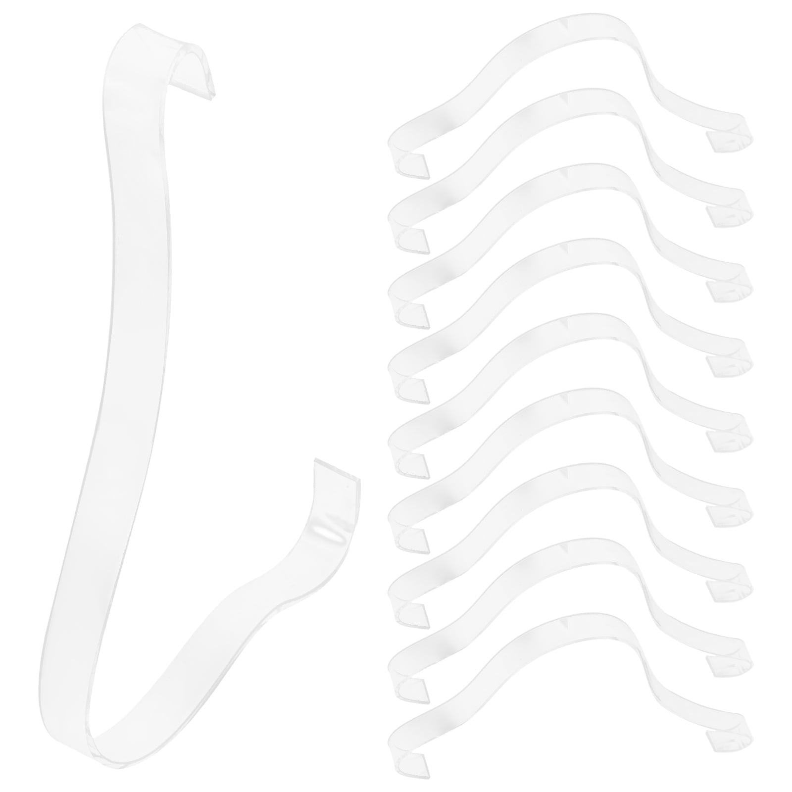 Hemoton 90 pcs Clear Sandal Shoe Store Display Stand Forms Shoe Display ...