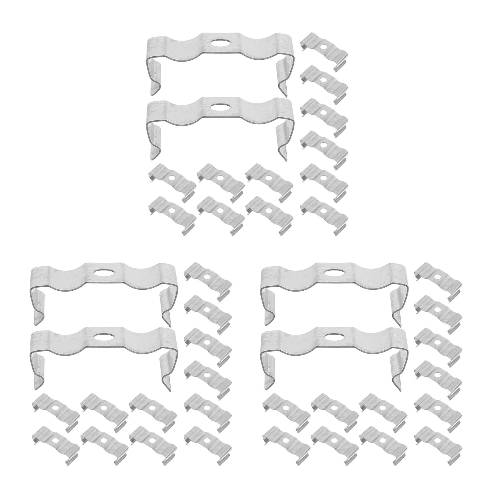 Hemoton 90 pcs LED Tube Light Mounting Brackets Tube Light Mounting ...