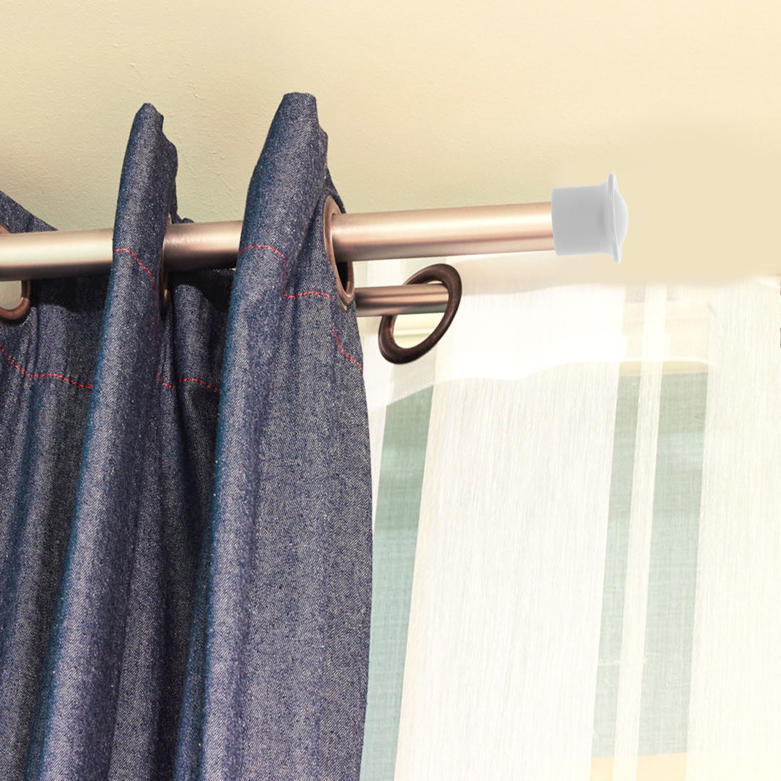 Hemoton 95 Pcs Curtain Rod Finials Plastic Window Treatment Finials ...