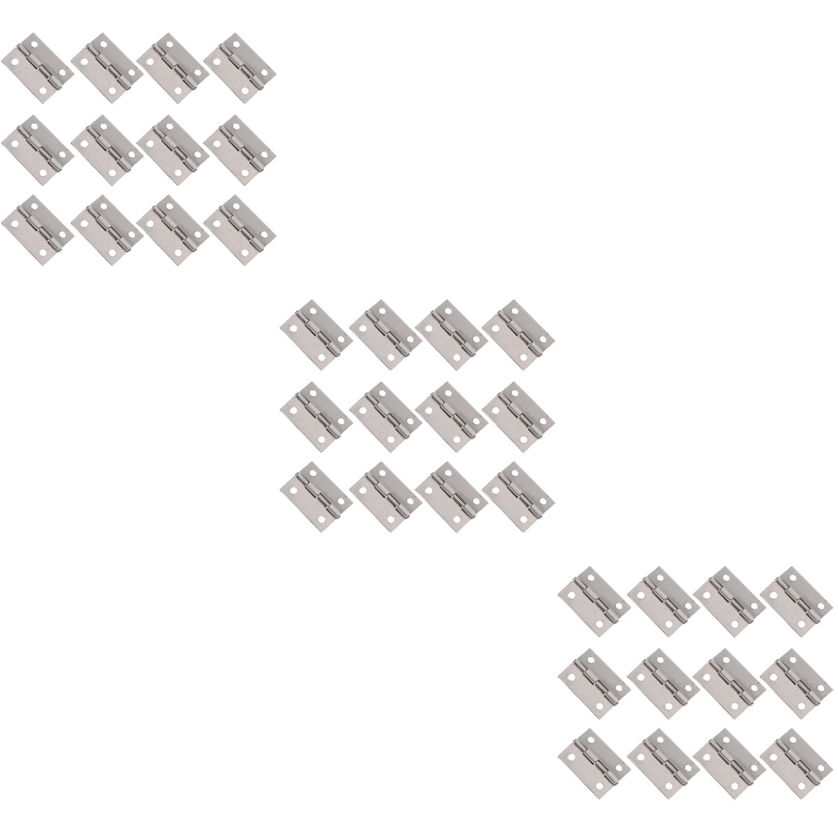 Hemoton 96 pcs 1.5 Inch Door Hinge Stainless Steel Flap Hinge Counter ...