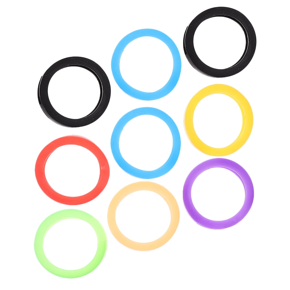 Hemoton 9PCS Key Covers Caps Coding Rings Key Covers Caps Key Covers ...