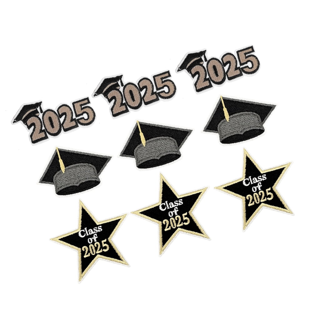 RENACLIPY Graduate Patches Cloth Assorted Color 9Pcs - Walmart.com