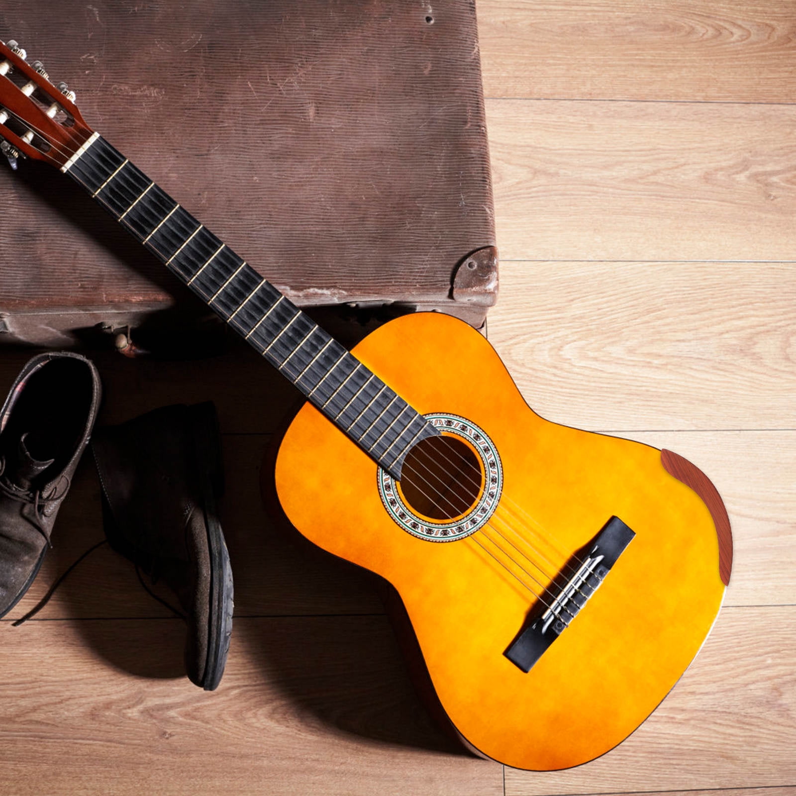 Hemoton Acoustic Guitar Arm Rest Wooden Guitar Armrest Universal ...