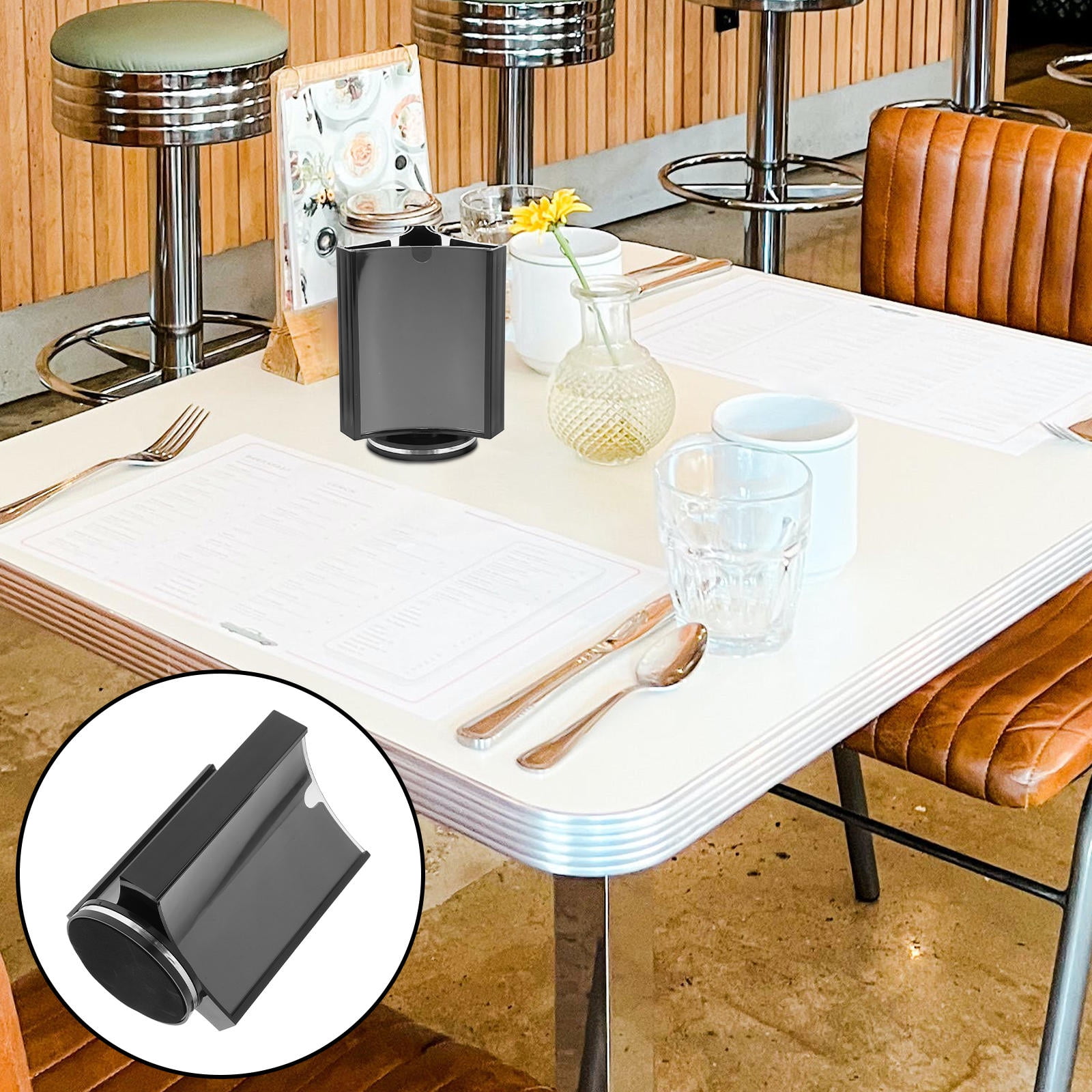 Hemoton Acrylic Display Stand Rotatable Sign Holder Acrylic Sign Holder ...