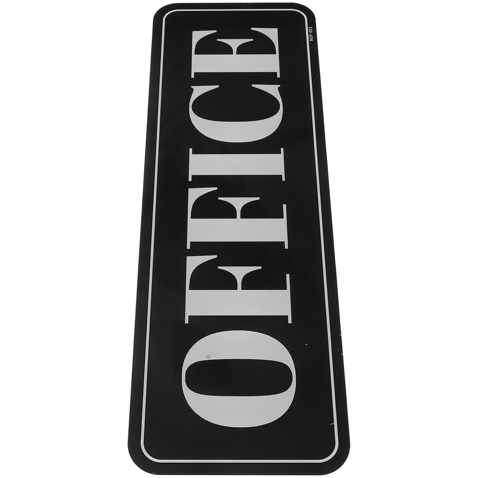 Modern Acrylic Office Door Sign with Black Letters for Wall or Door ...